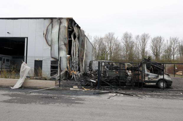 Pictures show devastating aftermath of fire at County Durham industrial ...