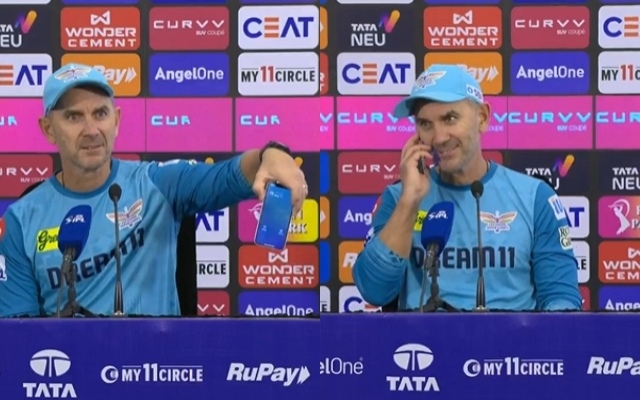 [WATCH] Justin Langer answers call from reporter's mother, updates on ...