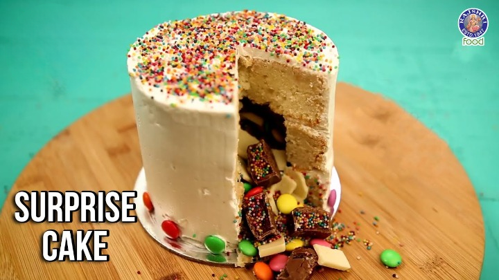Inside Out Surprise Cake