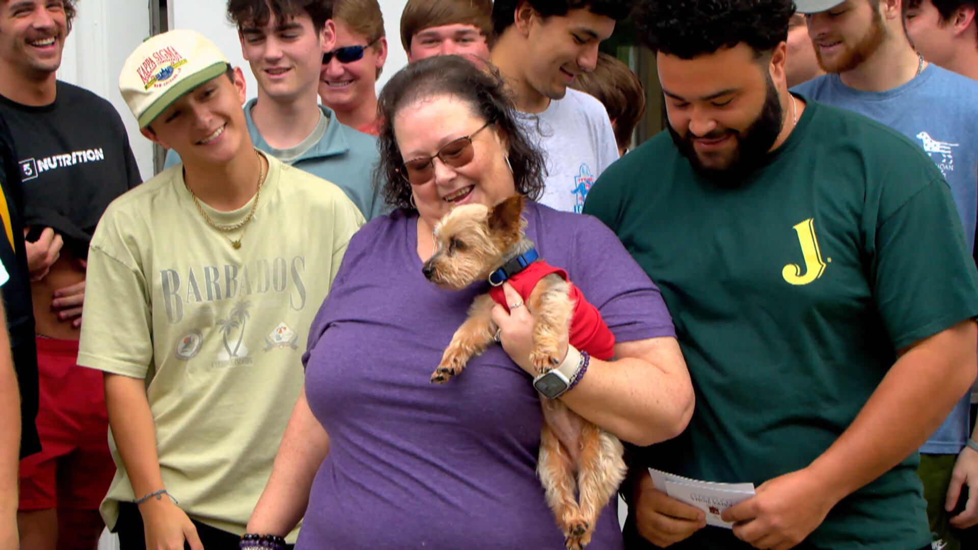 USM frat brothers reunite dog with Louisiana owner 5 years later