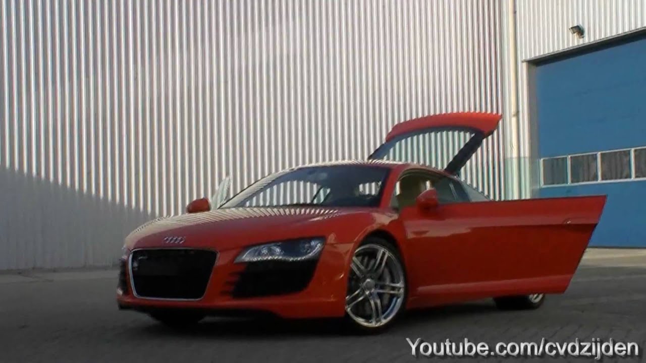 Audi R8 V10 met V8-uiterlijk – Keiharde revs en unieke stijl!