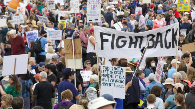 Thousands Gather to Protest Trump and Musk as 'Hands Off ...