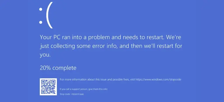 Cómo solucionar el error ntoskrnl.exe en Windows paso a paso