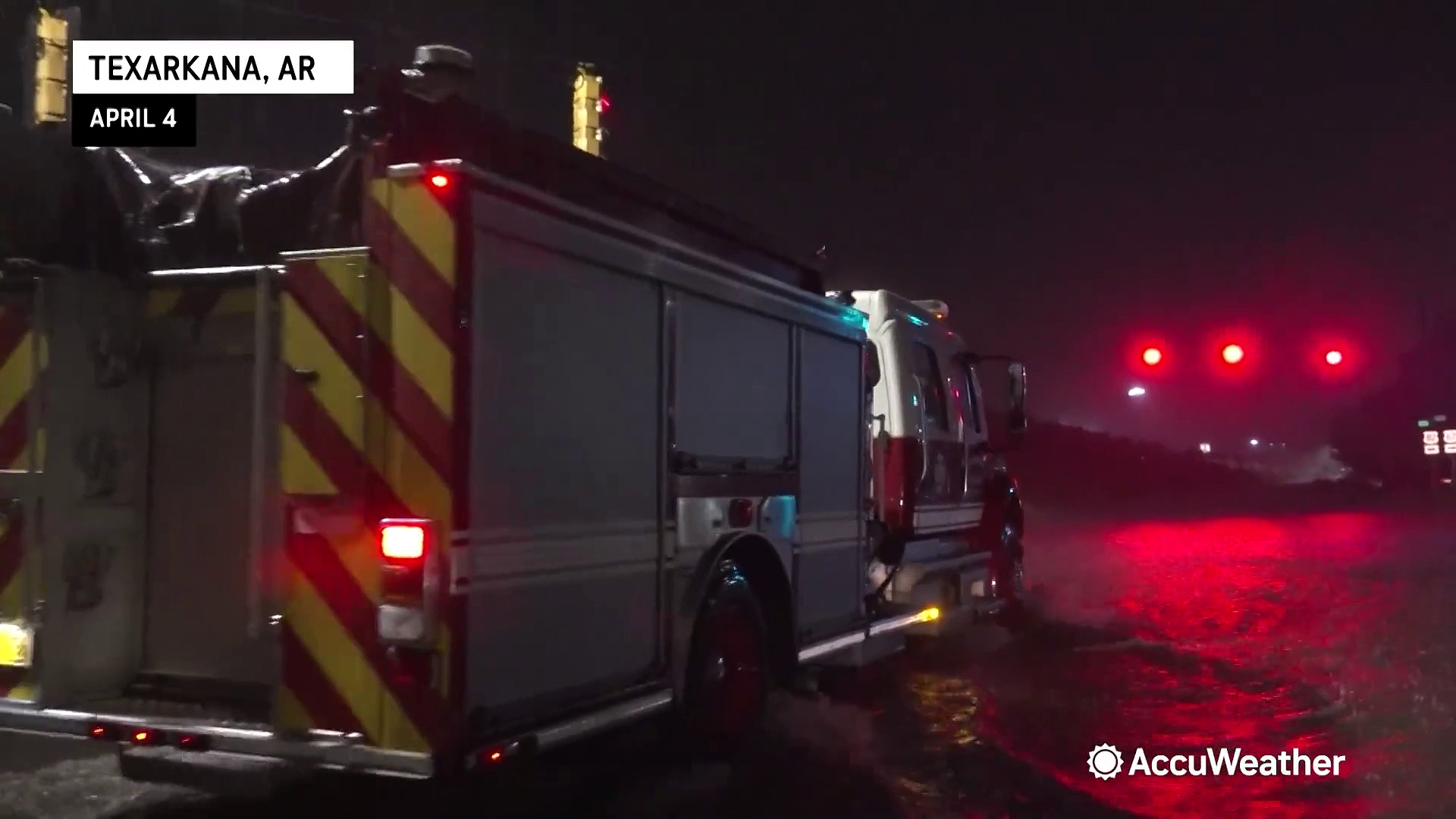 Rain-wrapped tornadoes hit Texas and Arkansas