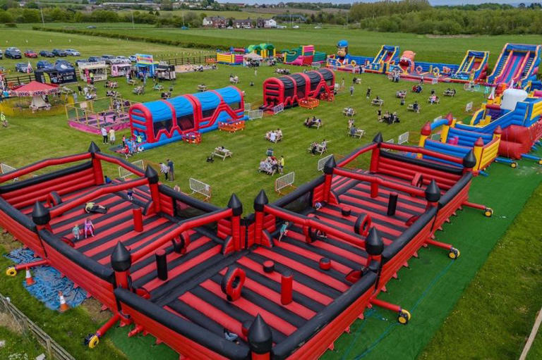 Bolton's outdoor inflatable bounce park is back for May half term