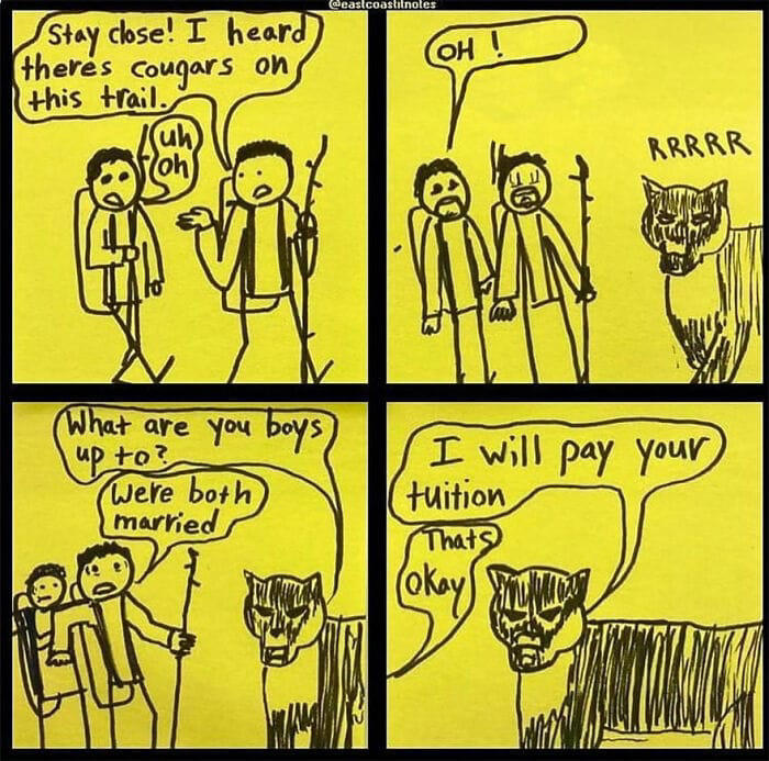 50 Funny And Relatable Post-it Note Comics By Clint Loonier That Nail ...