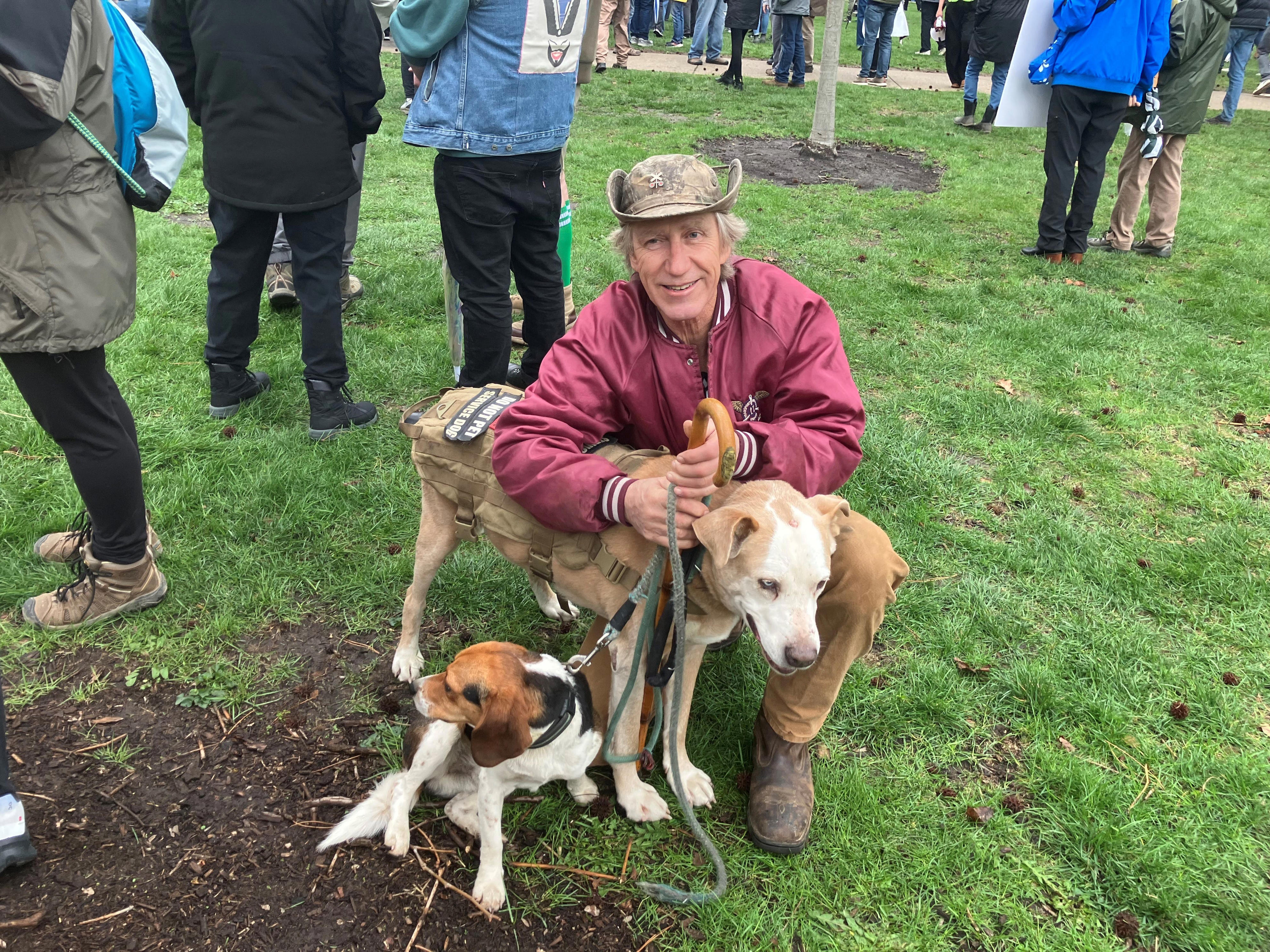 'Hands Off' protest at Indiana Statehouse attracts masses of anti-Trump ...