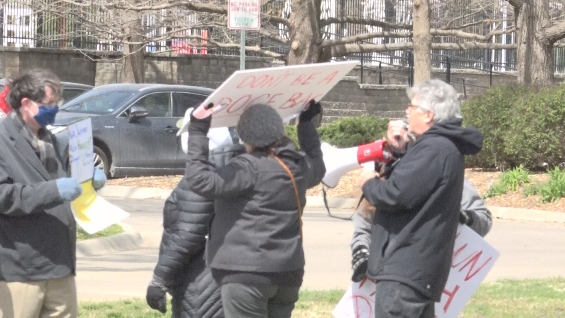 Hundreds in Manhattan join nationwide ‘Hands Off!’ protests