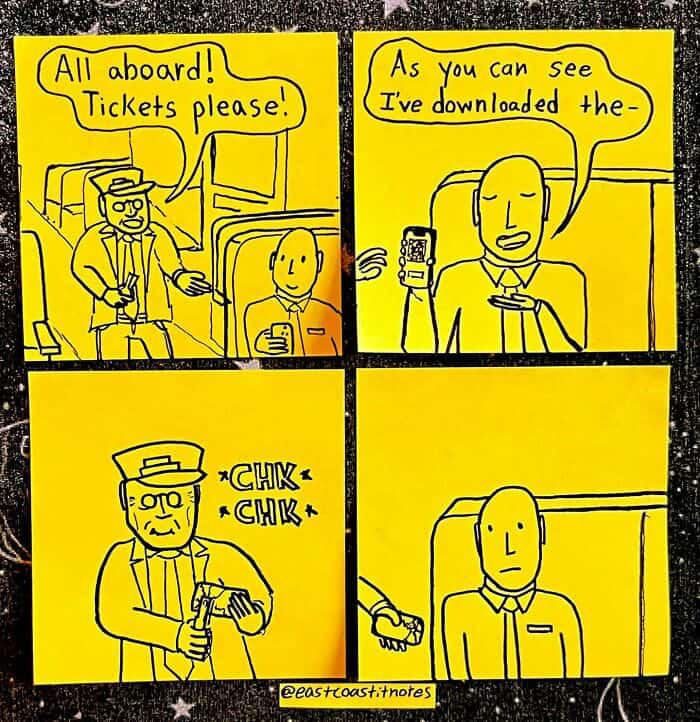 50 Funny And Relatable Post-it Note Comics By Clint Loonier That Nail ...
