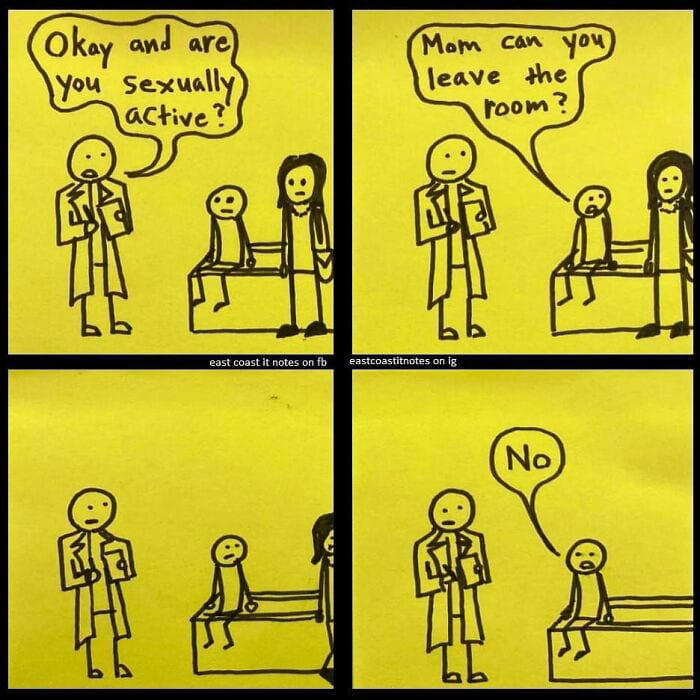 50 Funny And Relatable Post-it Note Comics By Clint Loonier That Nail ...