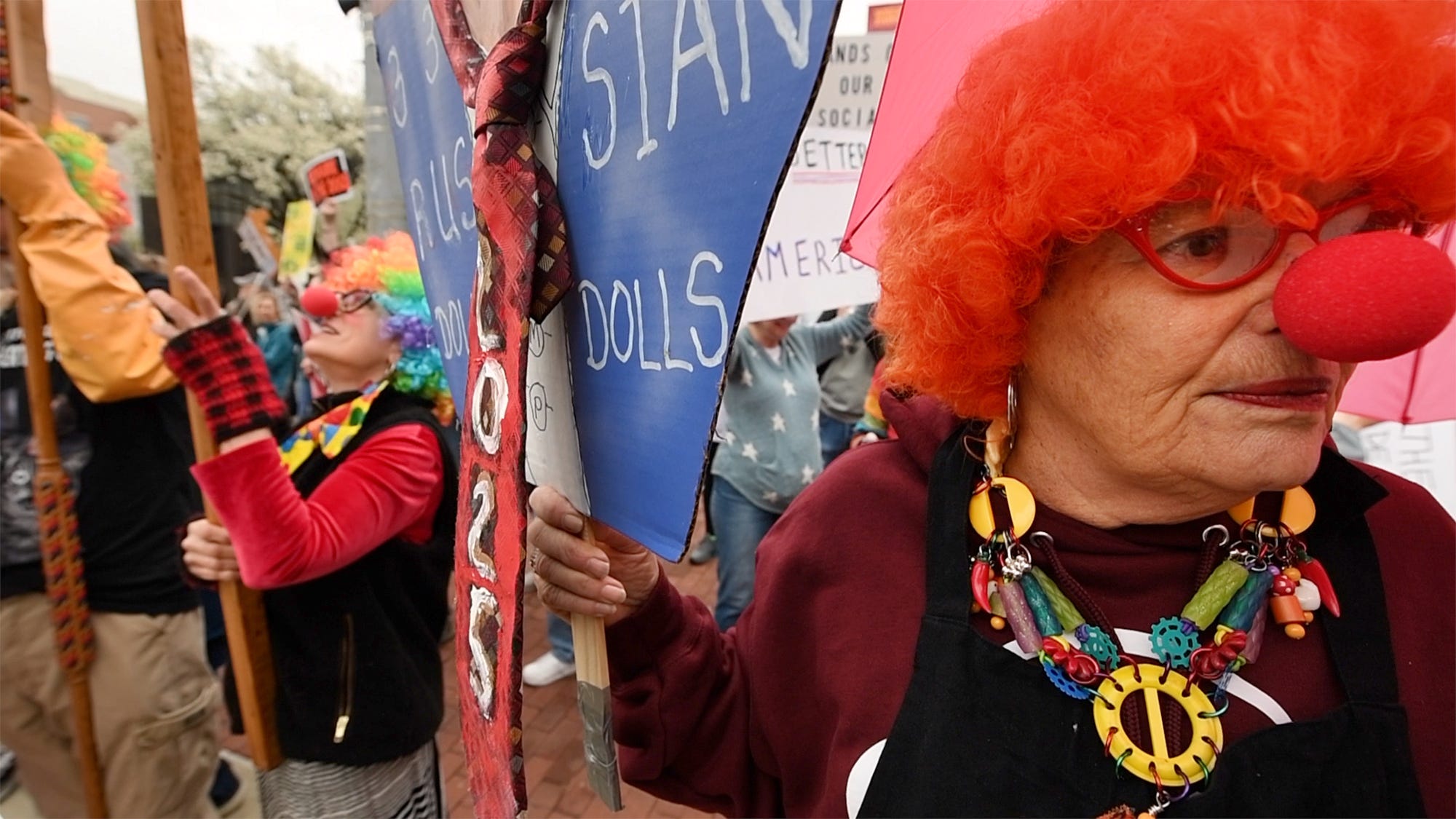 Large Trump protest in York: 'We have elected a clown, and now we have ...