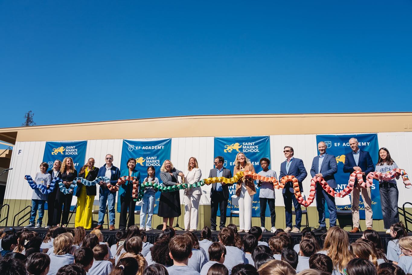 LA-area officials celebrate fire debris cleared from schools