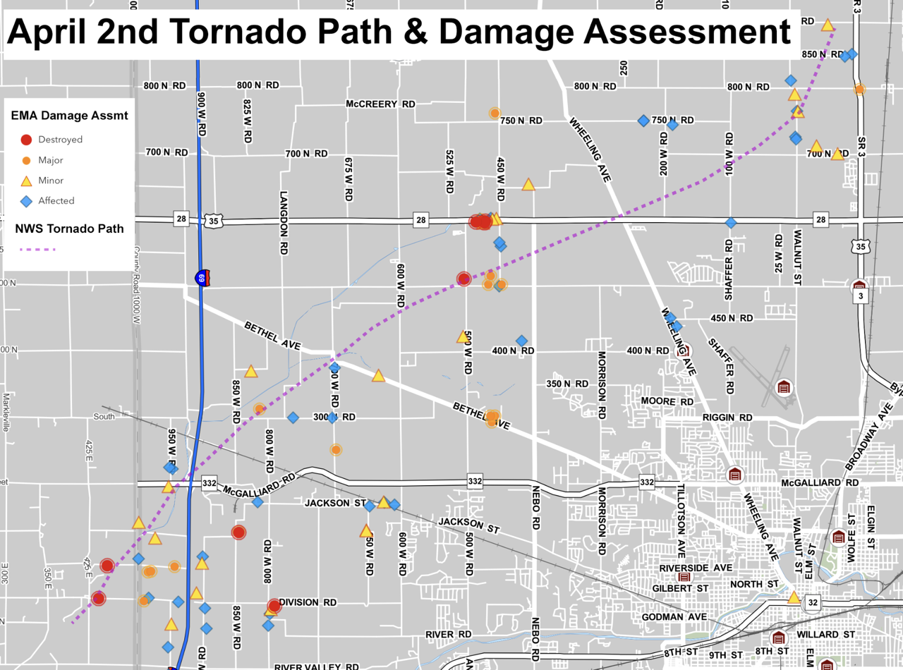 Emergency management officials: Wednesday tornado traveled 15.2 miles ...