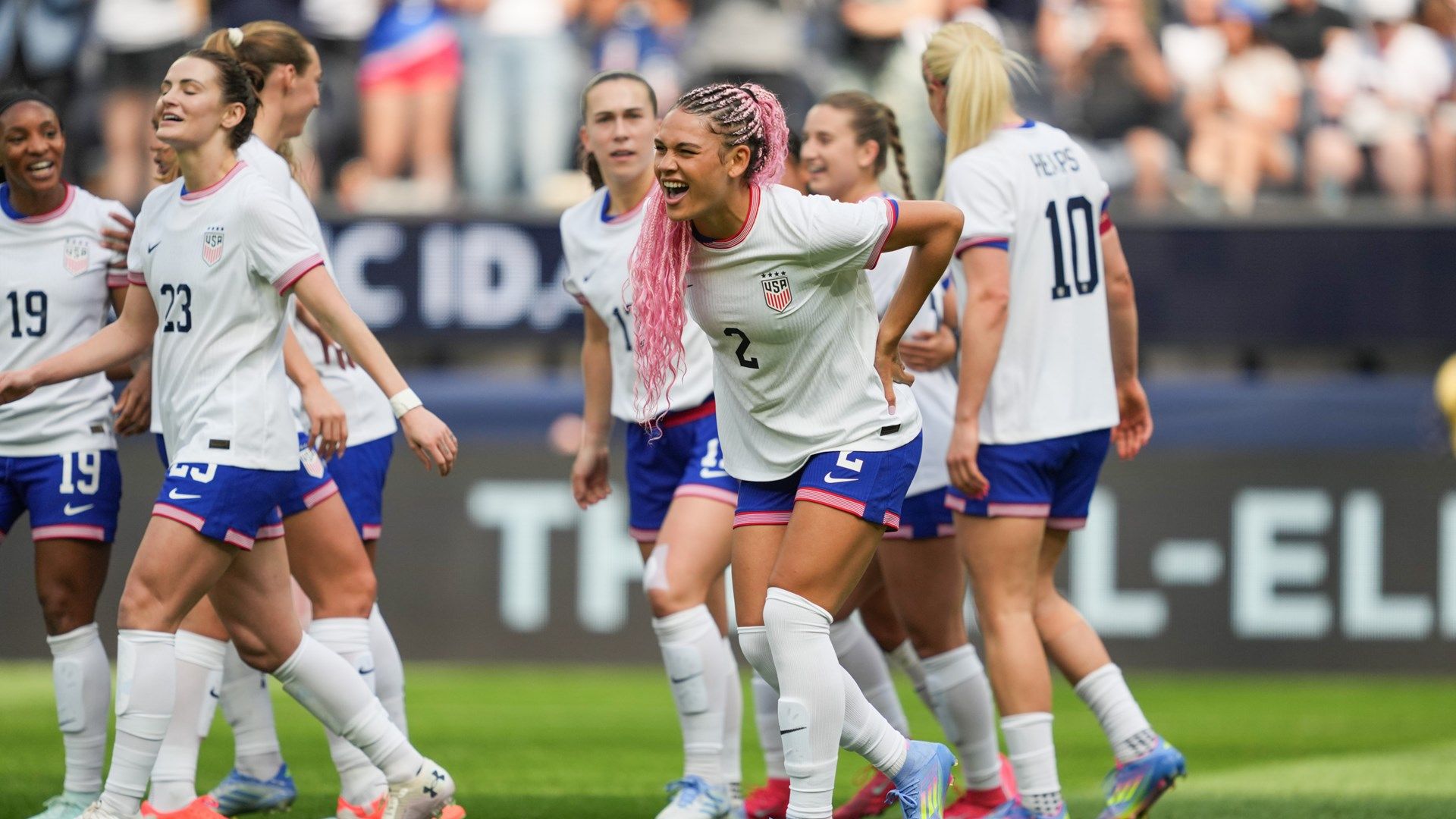 WATCH: Trinity Rodman strikes first for USWNT vs Brazil, pokes fun at ...