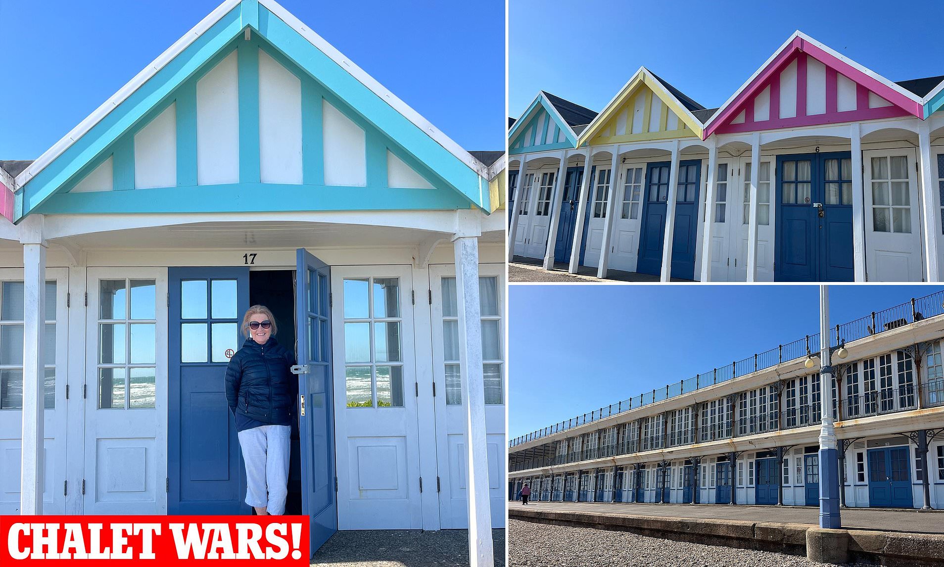 War breaks out over chalets on famous beach