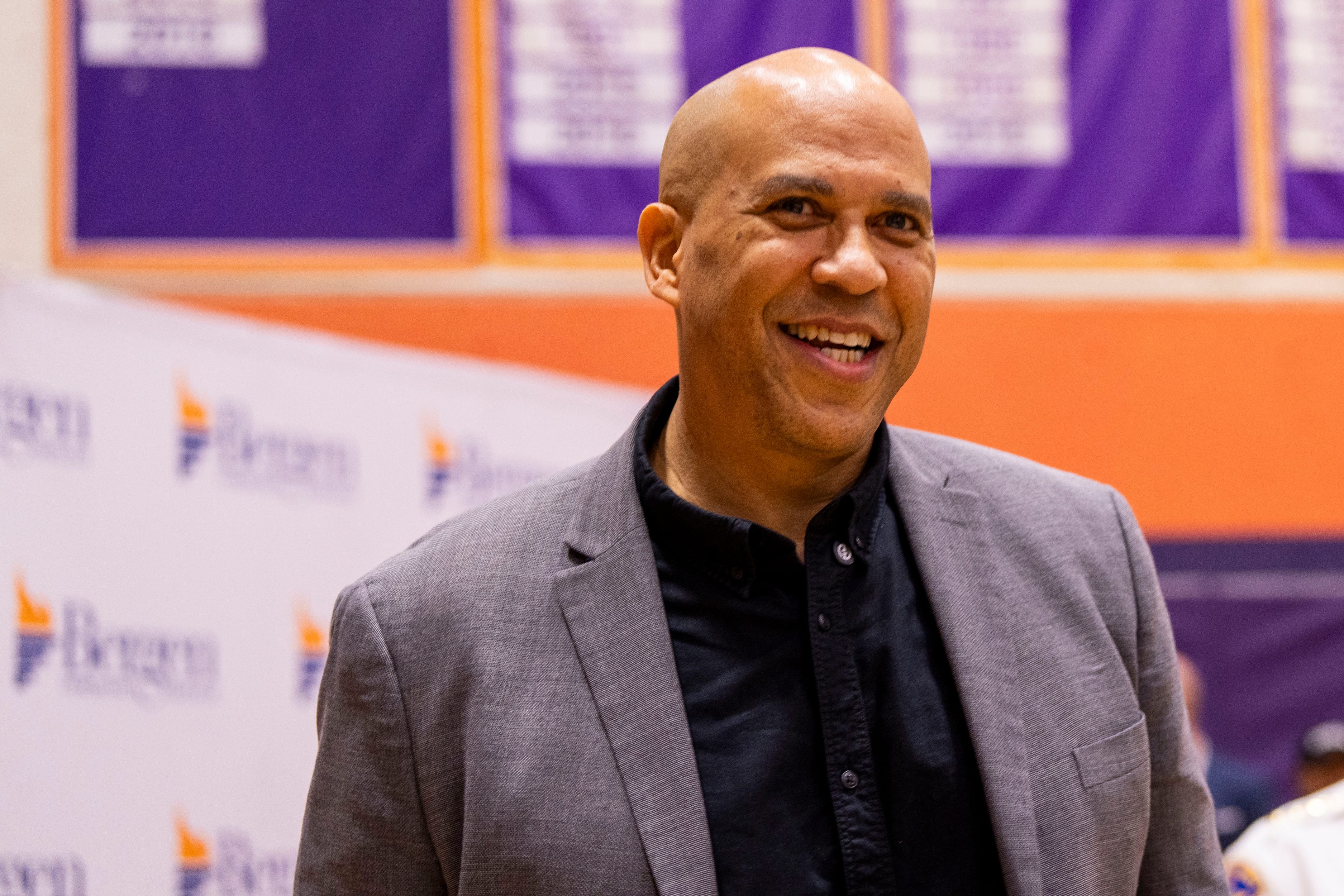 Cory Booker tours North Jersey while speaking out against Trump's 'Big ...