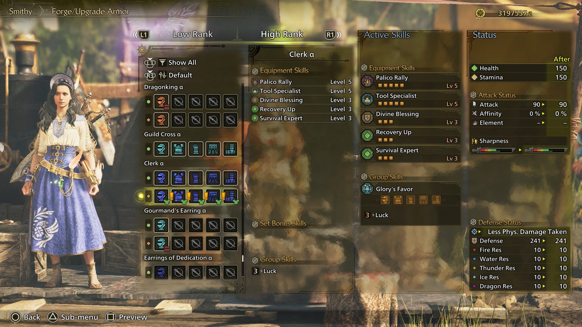 How to get the Clerk Alpha armor set in Monster Hunter Wilds