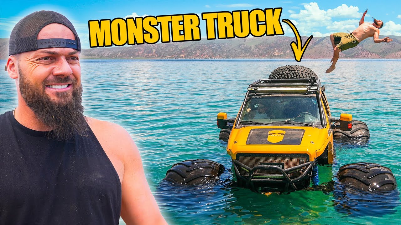 Testing if My Monster Truck Can Float on Water