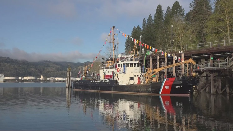 US Coast Guard cutter 'Bluebell' celebrates 80 years on Portland-area ...