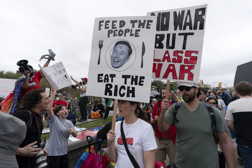 Thousands take part in anti-Trump, Musk protests nationwide and abroad