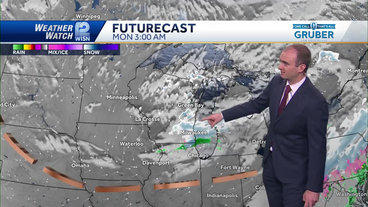 Weather: Sunday Sun To Monday Snow