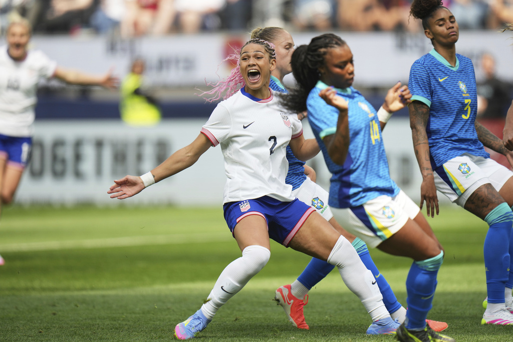 Trinity Rodman scores early in her return from 8-month injury absence ...