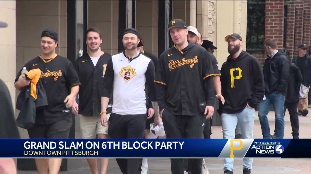 Pittsburgh Pirates fans celebrate 'Grand Slam on 6th Block Party ...