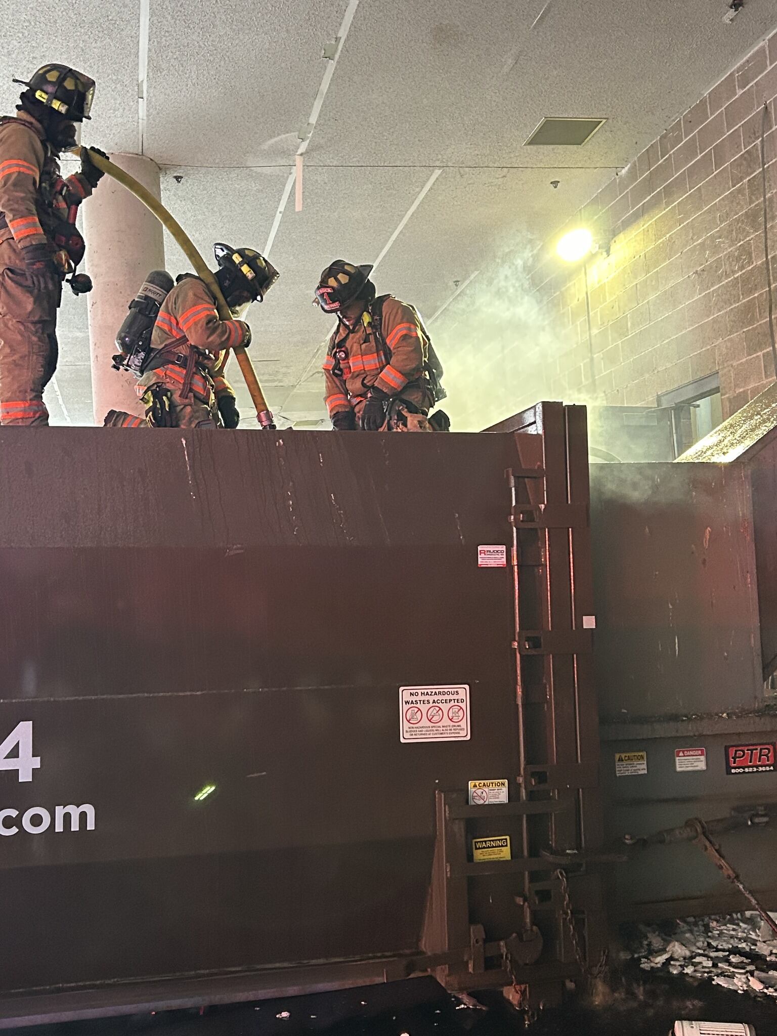Crews battle fire at Holyoke Mall
