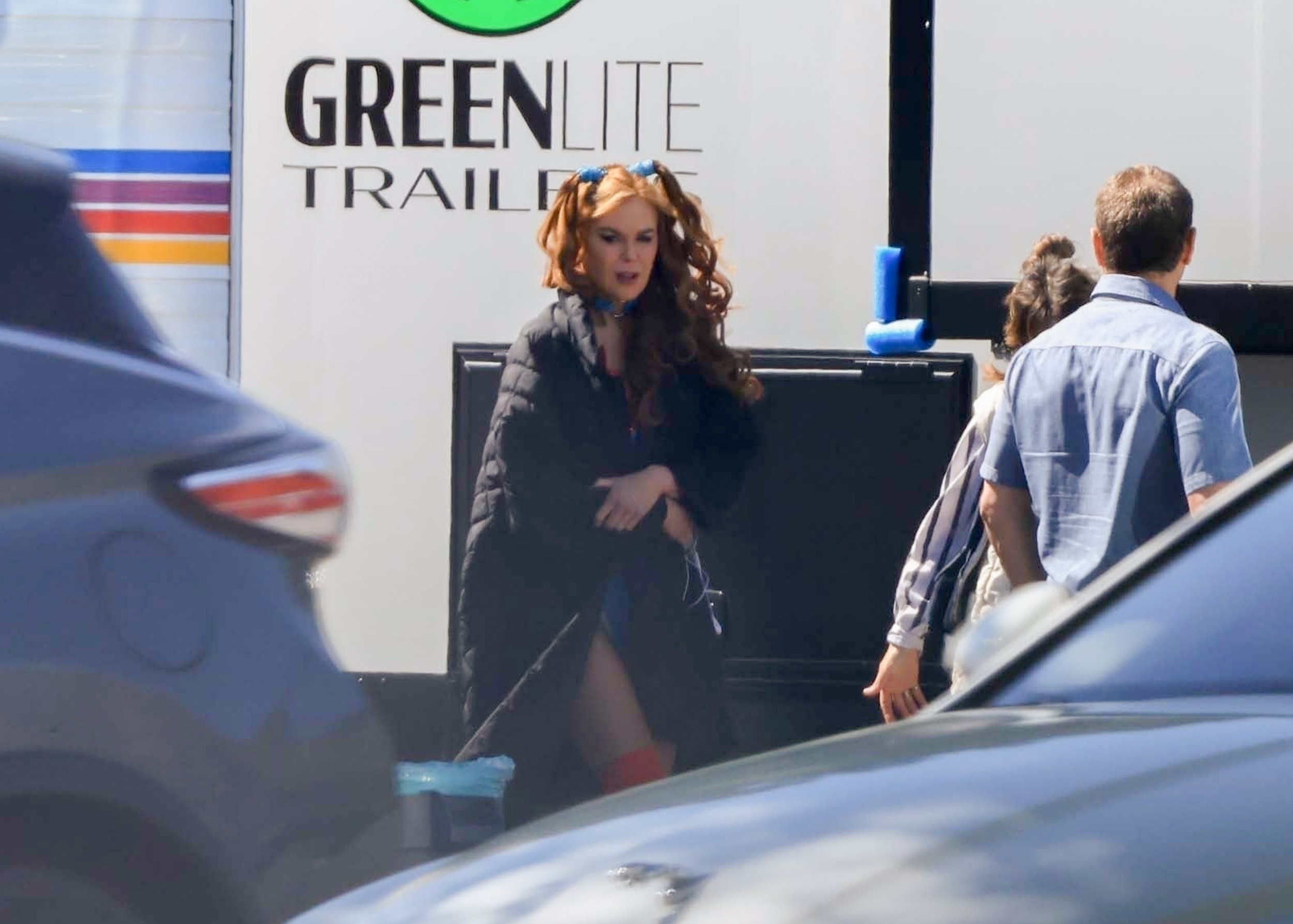 Red-headed Nicole Kidman, buff Nick Offerman look nearly unrecognizable ...