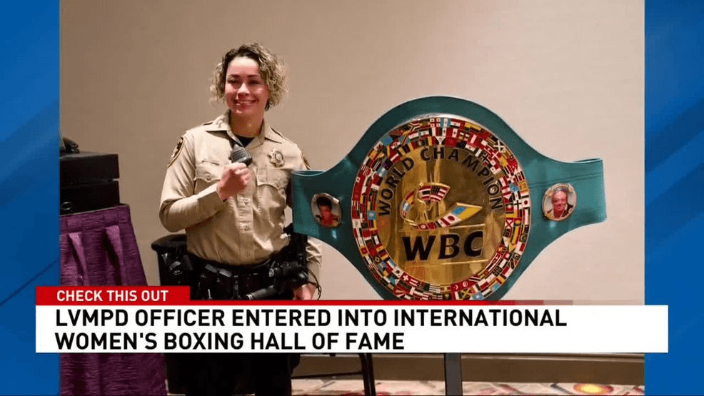 Las Vegas police officer inducted into Women's Boxing Hall of Fame