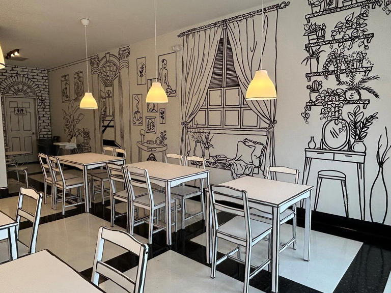 Use your illusion: An artist brings black-and-white creativity to ...