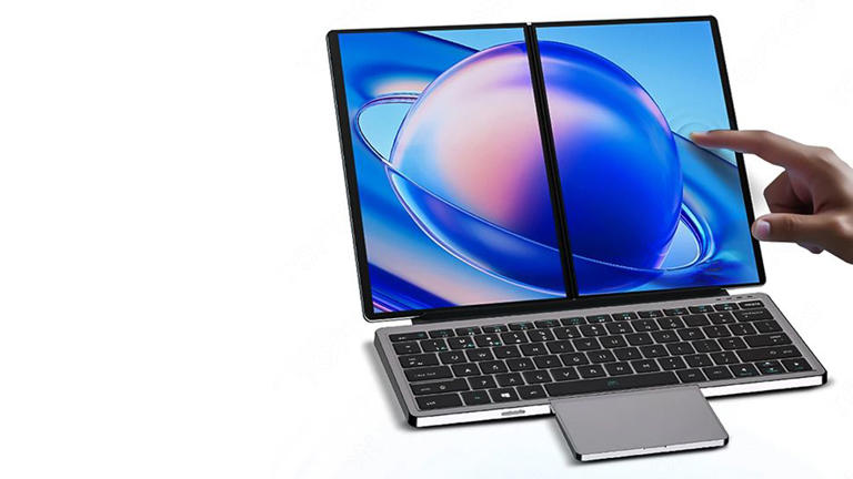 This dual screen laptop has something I've never seen in any notebook ...