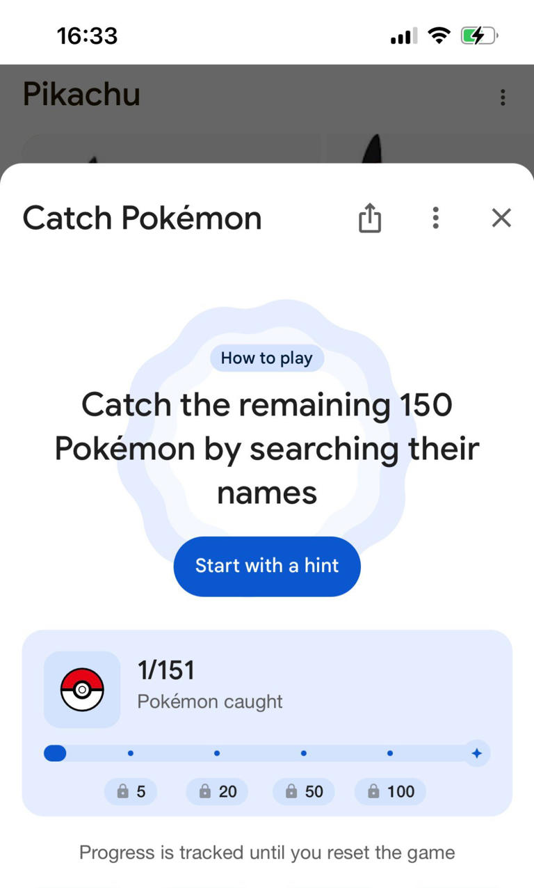 How to play Google Search's new secret Pokémon game