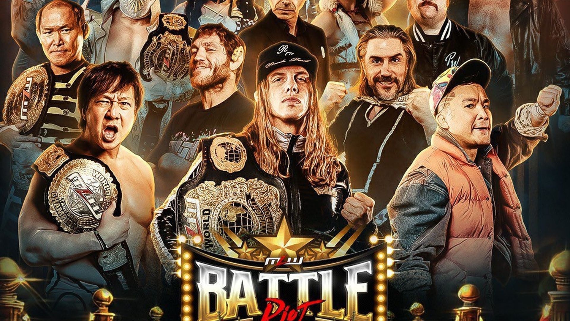 Riddle defends world title against Corbin & 38 more in MLW Battle Riot