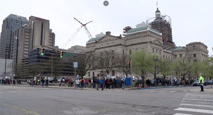 ‘Remove, Reverse, Reclaim:’ Protestors head to Indiana Statehouse under ...
