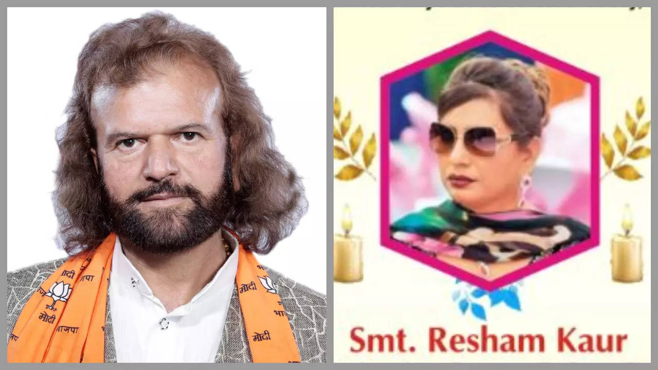 Singer Hans Raj Hans mourns the loss of his wife Resham Kaur; prayer ...