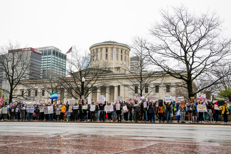 Hands Off protest against Donald Trump, Elon Musk brings thousands to ...
