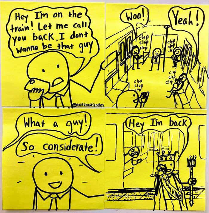 50 Funny And Relatable Post-it Note Comics By Clint Loonier That Nail ...
