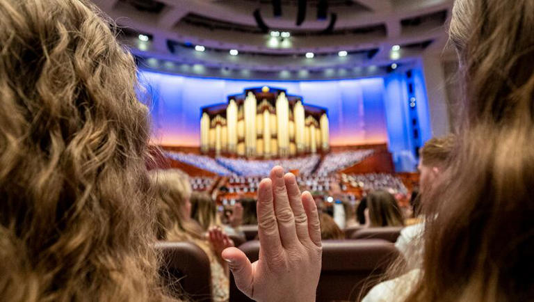 Latter-day Saints sustain new leaders — 16 general authorities, young ...