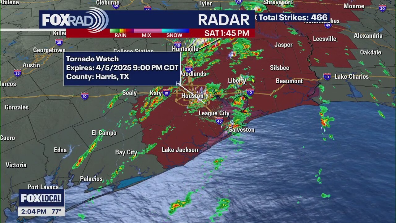 Houston severe weather 2 p.m. update