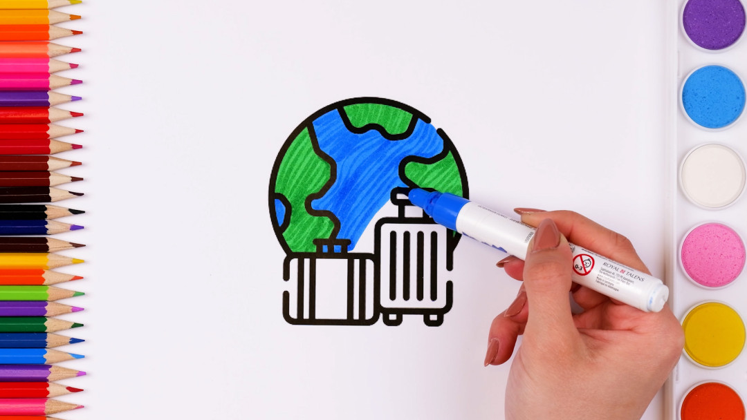 Learn Color Names Through Fun Drawings