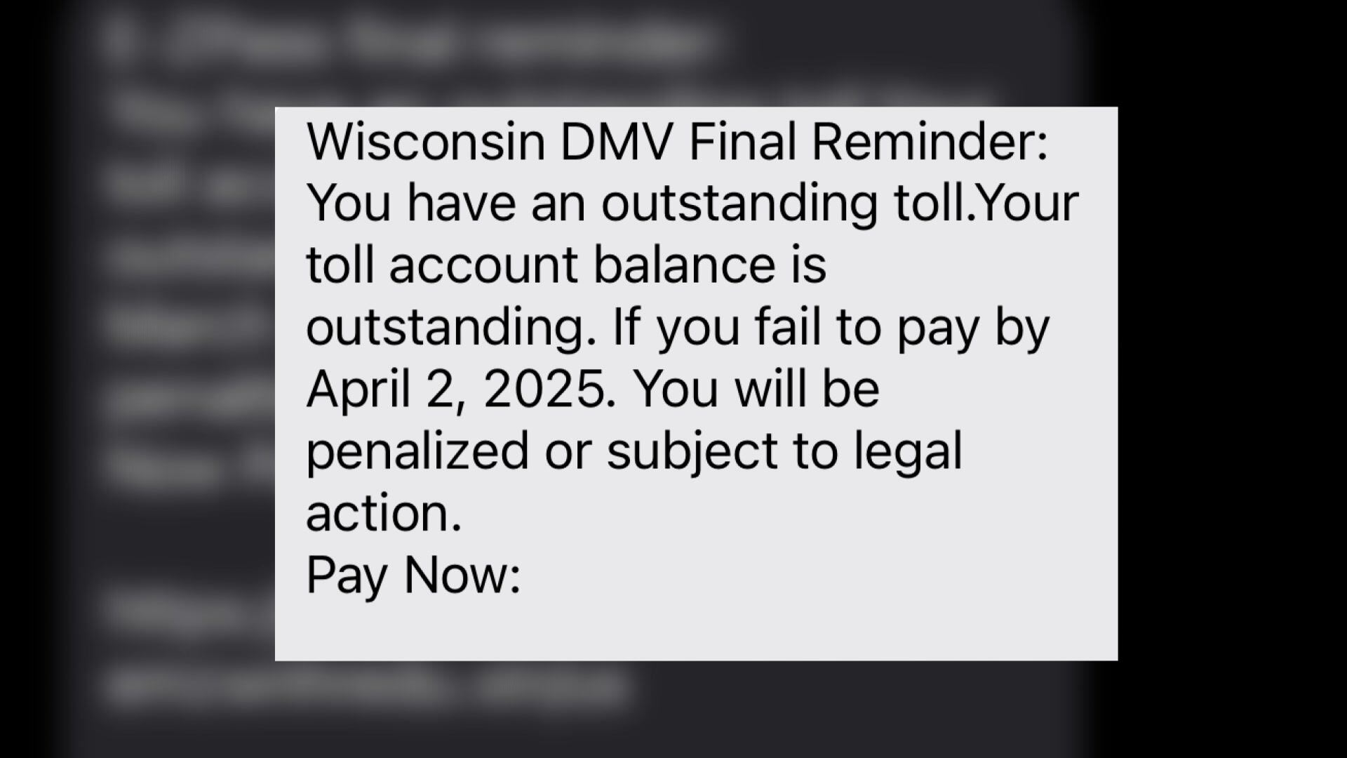 Tollway text scams targeting Wisconsinites: What to do if you receive one