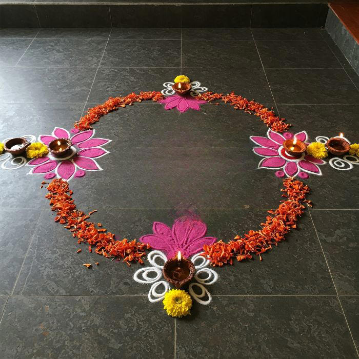 Happy Ram Navami rangoli images 2025: 12 best rangoli with simple, easy ...
