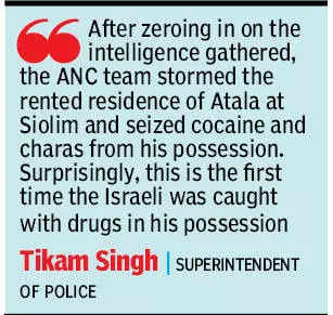 Atala in Goa police net with drugs worth Rs 8.7 lakh