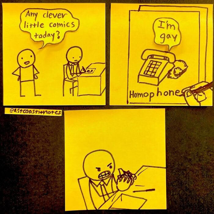 50 Funny And Relatable Post-it Note Comics By Clint Loonier That Nail ...