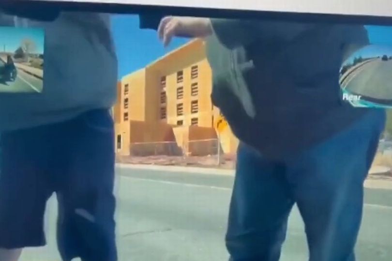 Tesla female driver cut off and repeatedly punched in the face by man ...