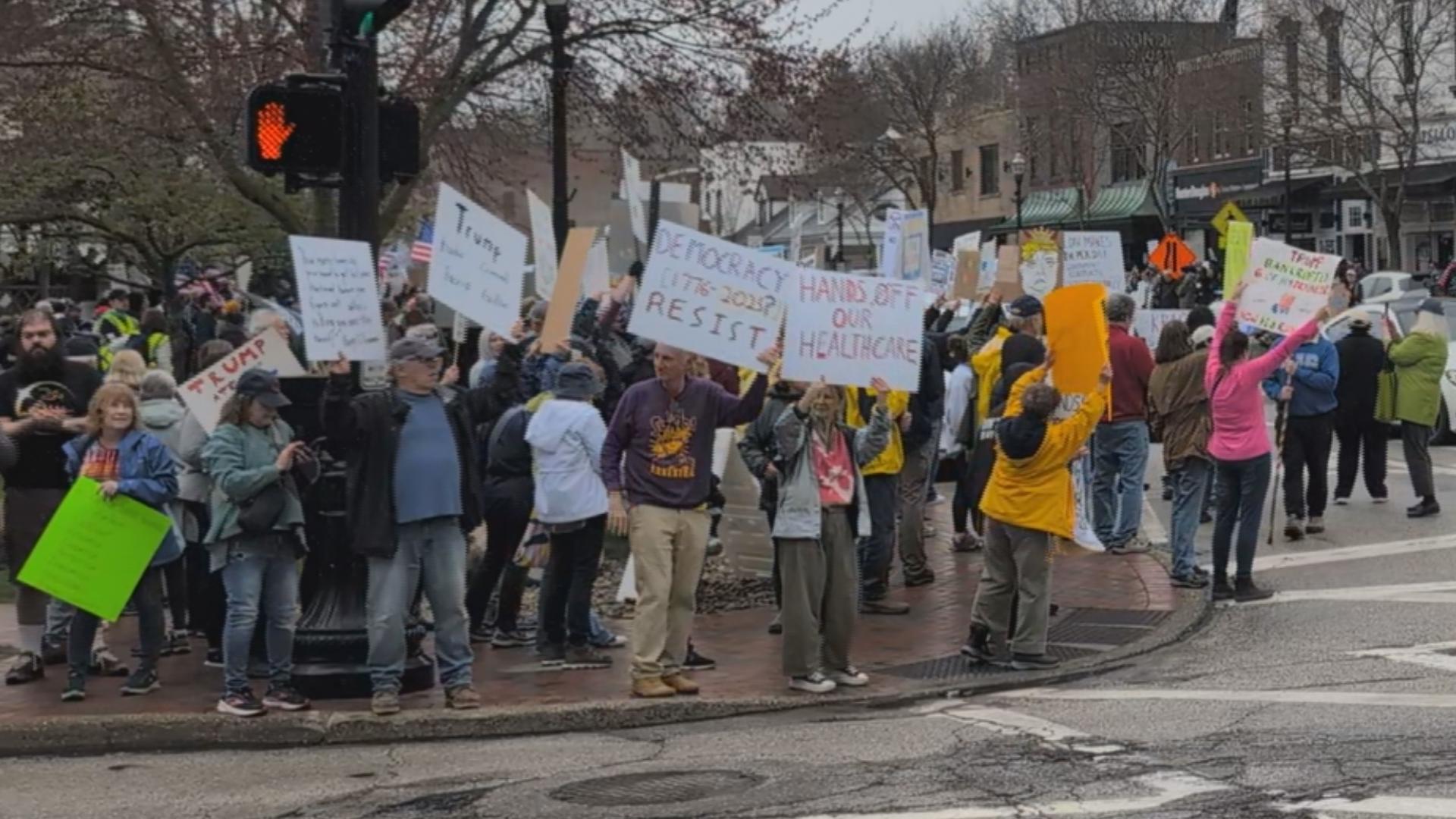 'Hands Off!' protest against Donald Trump, Elon Musk takes place in ...