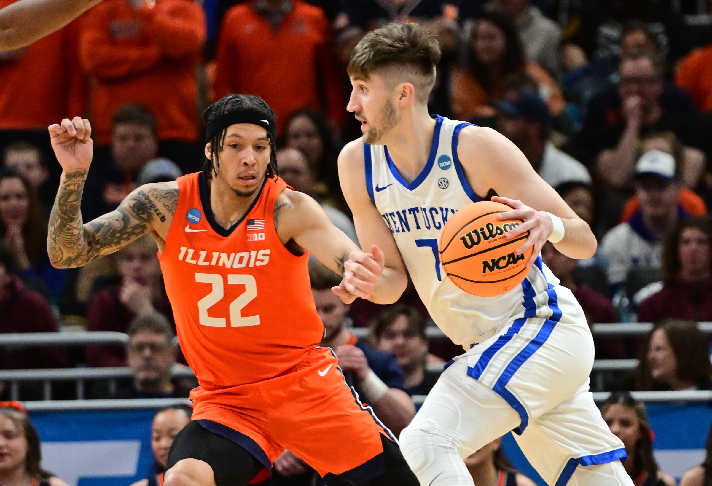 Kansas basketball adds transfer portal commitment from Illinois guard ...