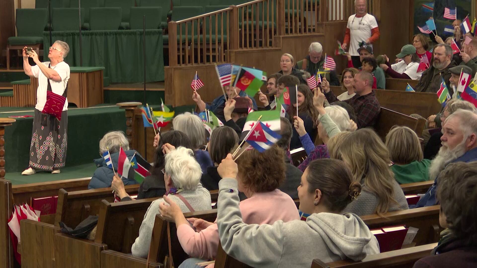 Church pews filled at rally supporting refugees in Springfield