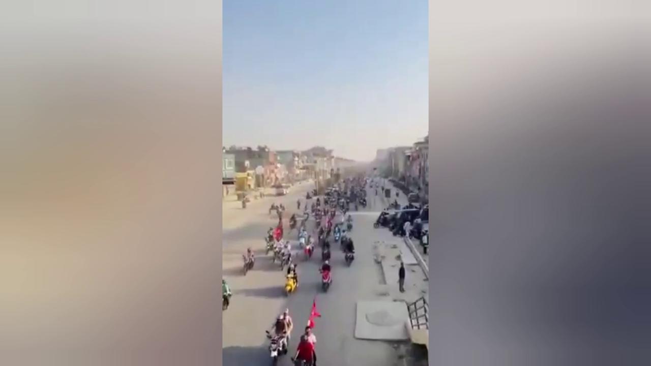 Protesters parade on streets of Kathmandu demanding the restoration of ...